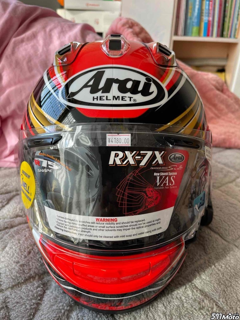 arai rx7x xl 中上贵晶 99新，佩戴个位数-竞速车友会 - 591moto