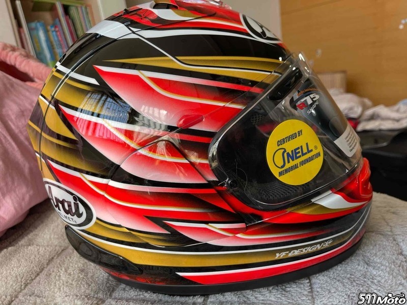 arai rx7x xl 中上贵晶 99新，佩戴个位数-竞速车友会 - 591moto