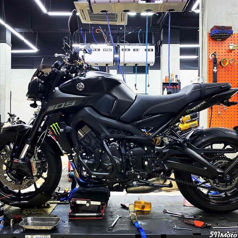 【101 Moto Club】雅马哈MT-09 整车改装完工-竞速车友会 - 591moto