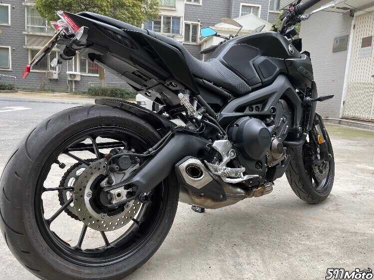 出20年6月上牌 黑色2100公里YAMAHA MT09准新车-竞速车友会 - 591moto