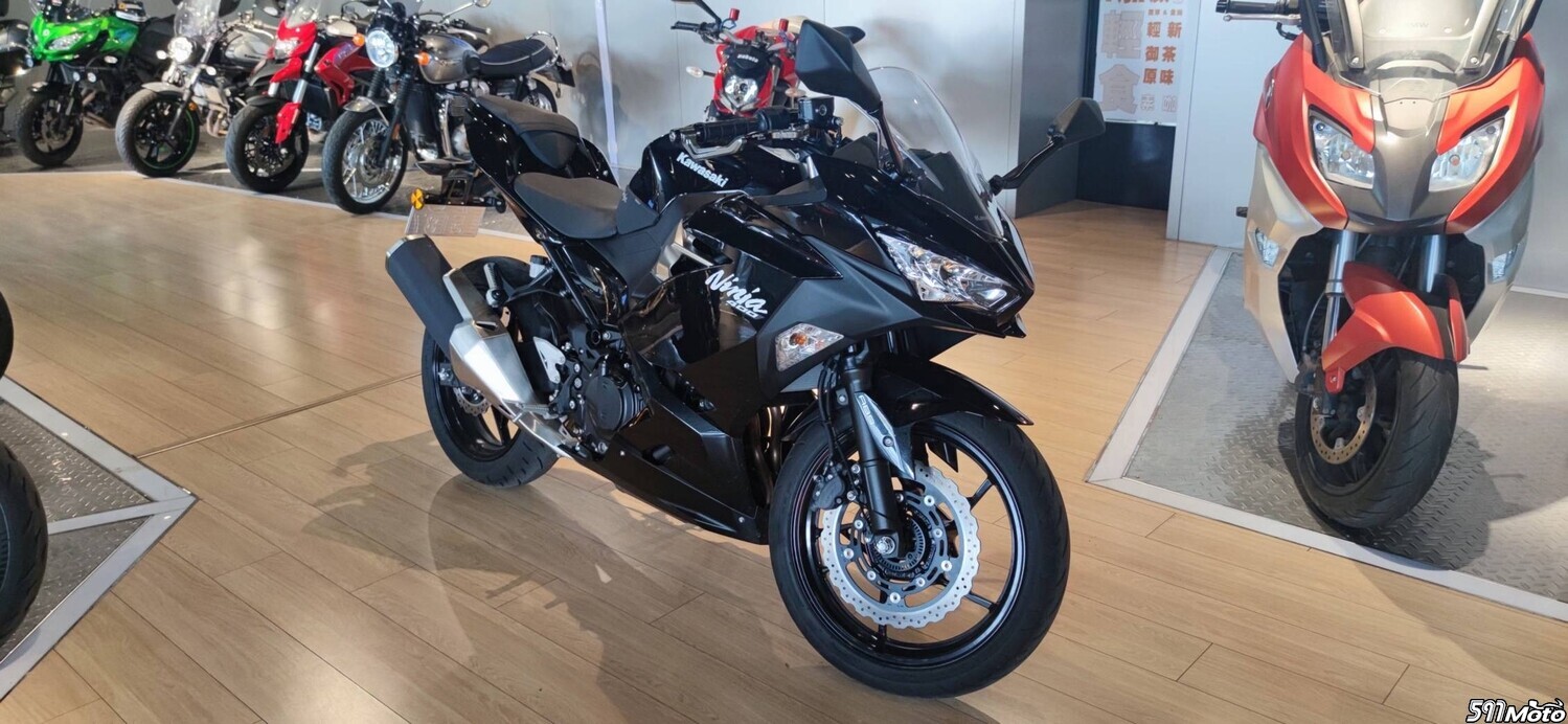 【聚摩浦西】21年刚上牌沪c#川崎忍者400黑色 无马力限制 极速193码 稀缺颜色-竞速车友会 - 591moto