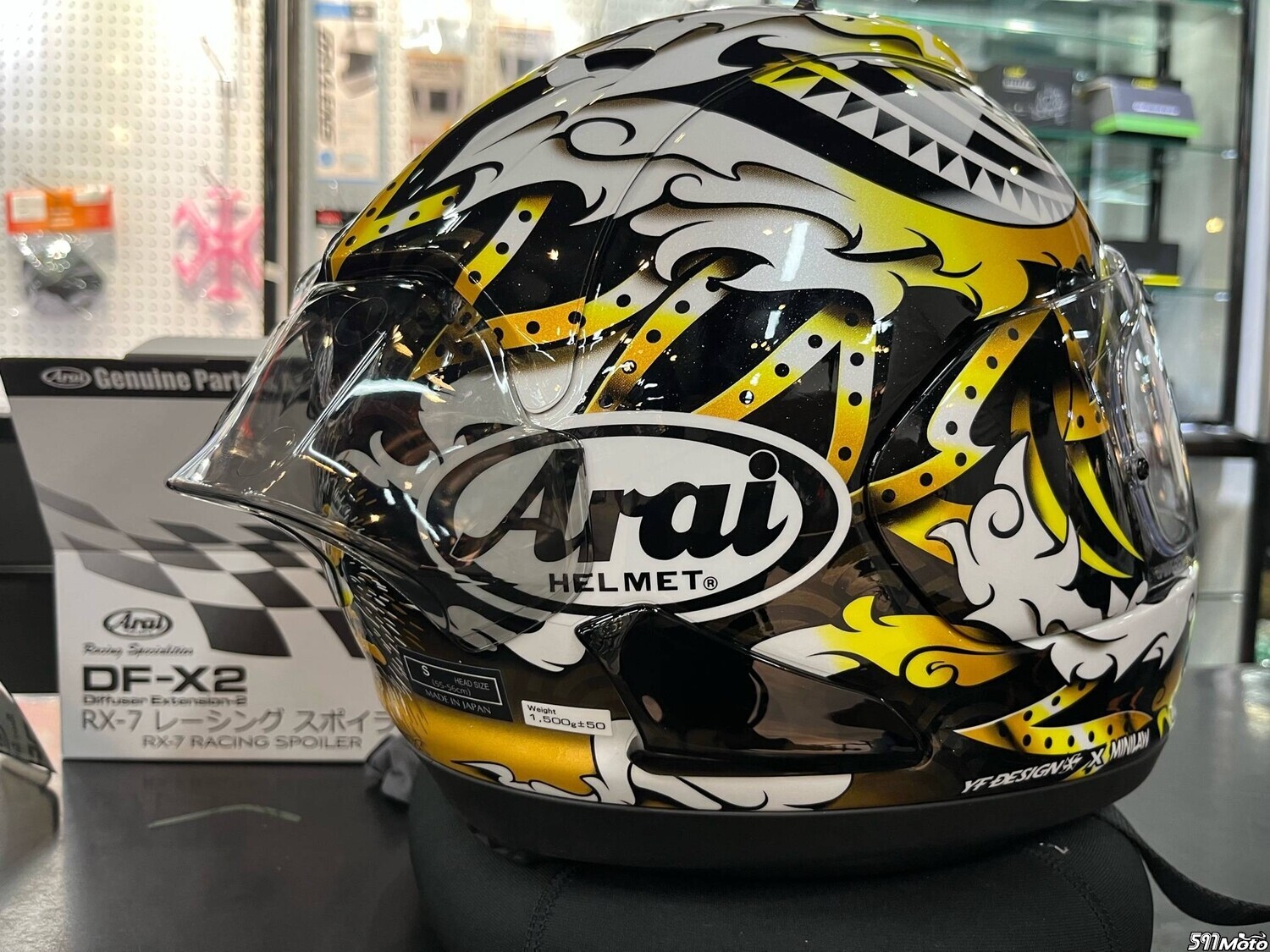 Arai醒狮 S码编号208 带黑金卡多-竞速车友会 - 591moto