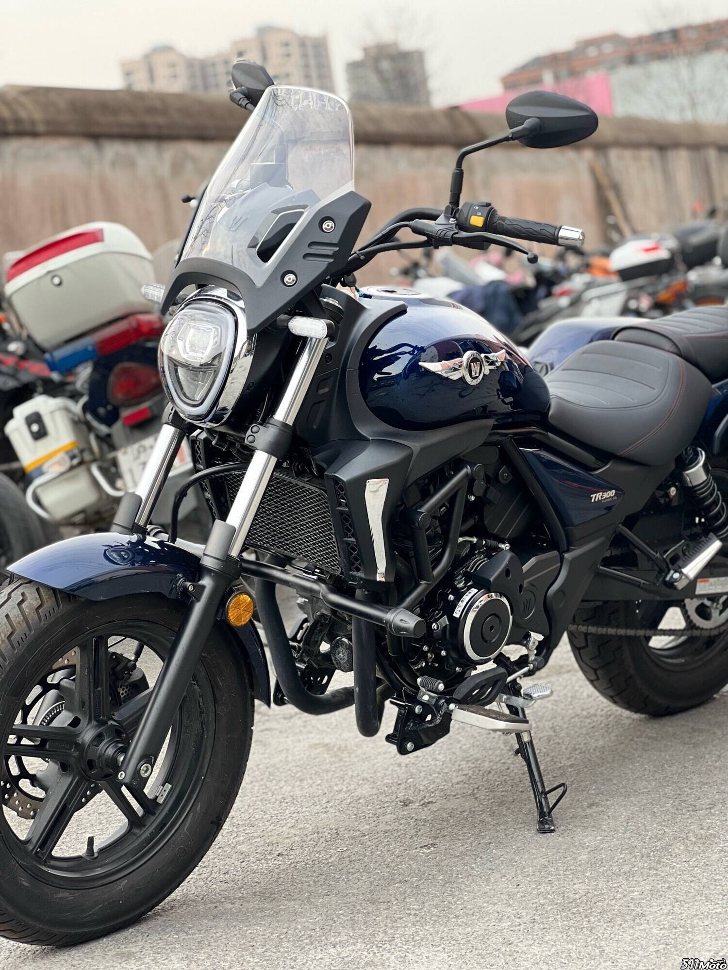 吉源机车：出温莎蓝TR300-竞速车友会 - 591moto