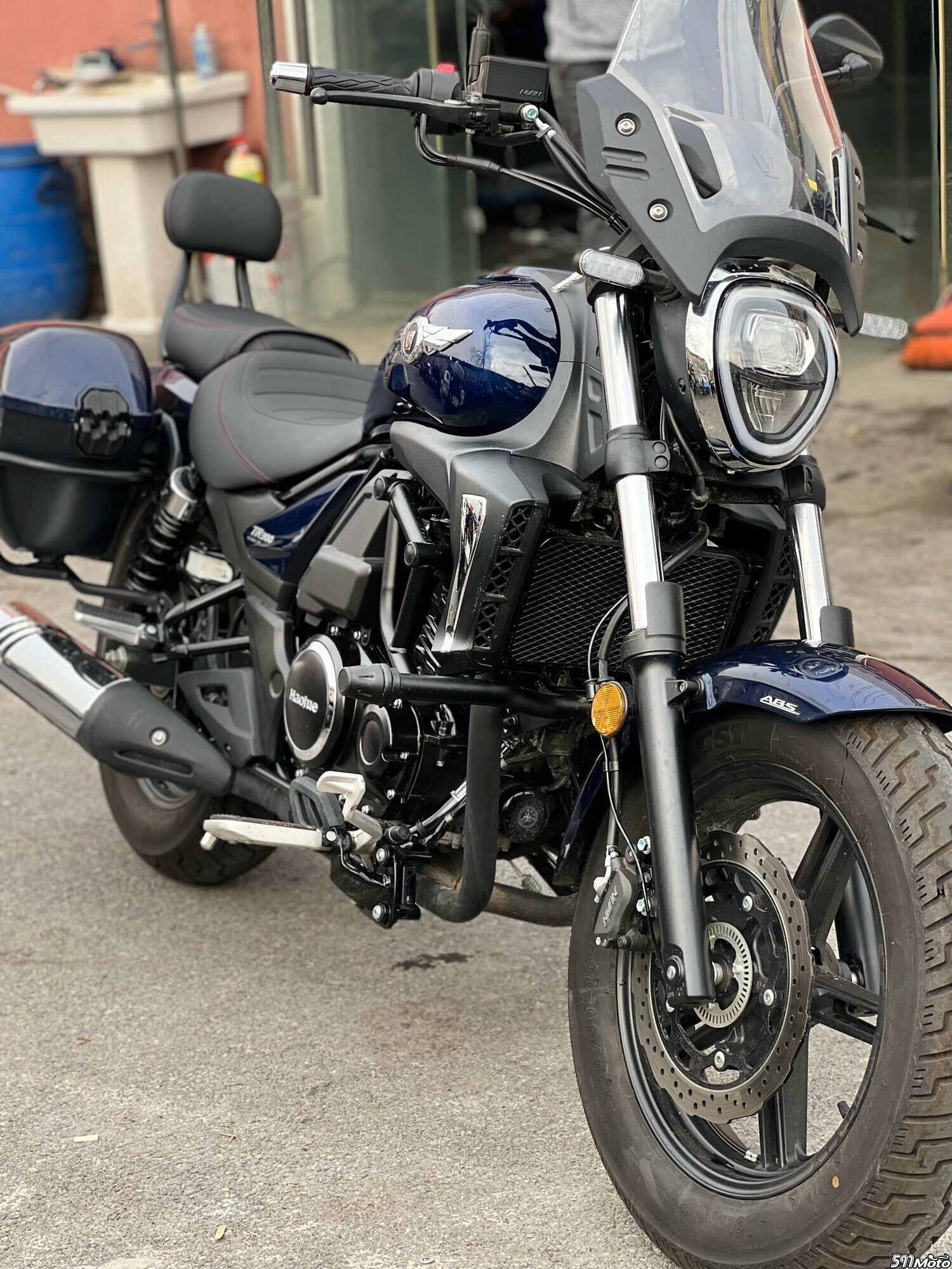 吉源机车：出温莎蓝TR300-竞速车友会 - 591moto