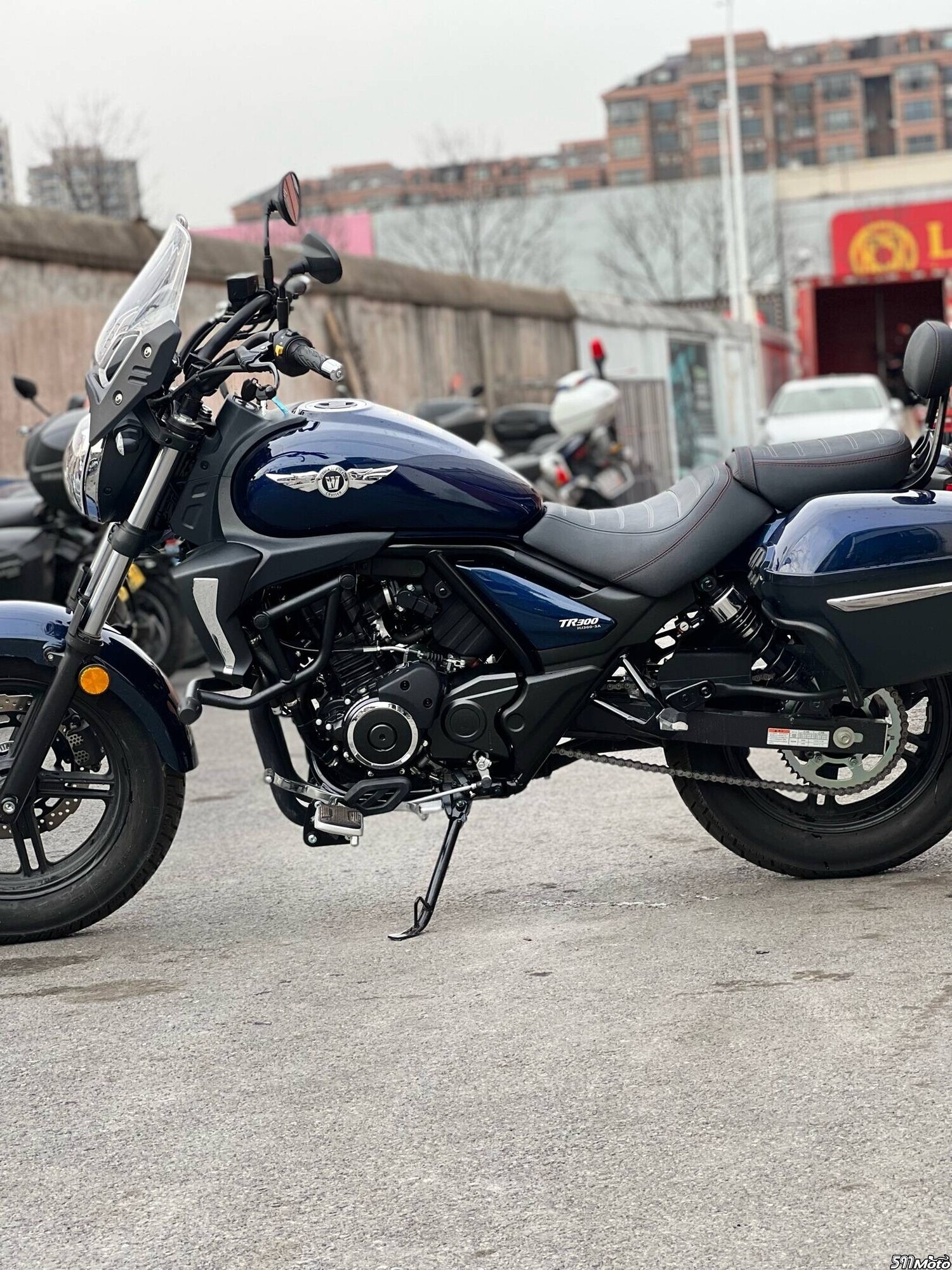 吉源机车：出温莎蓝TR300-竞速车友会 - 591moto