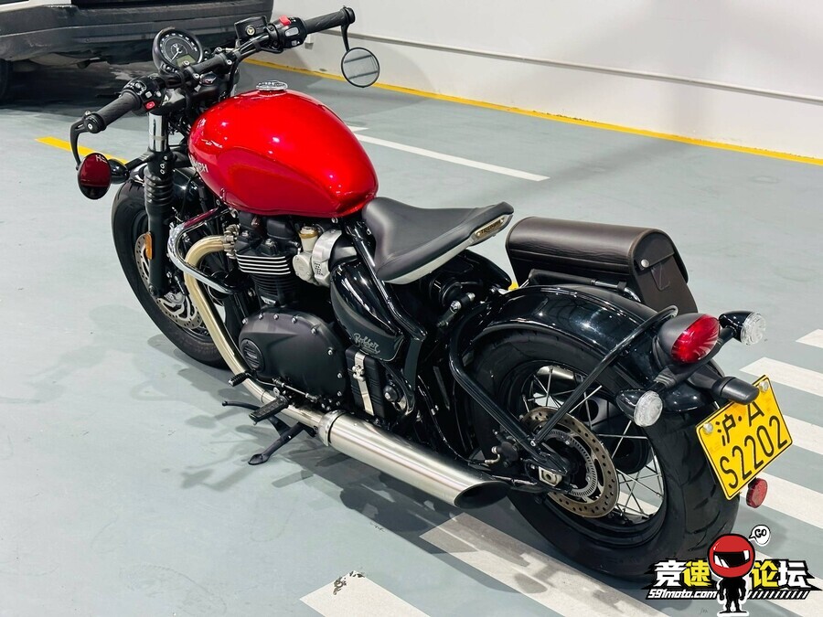 【上海雷霆】最新拿下22年300公里准新凯旋bobber-竞速车友会 - 591moto