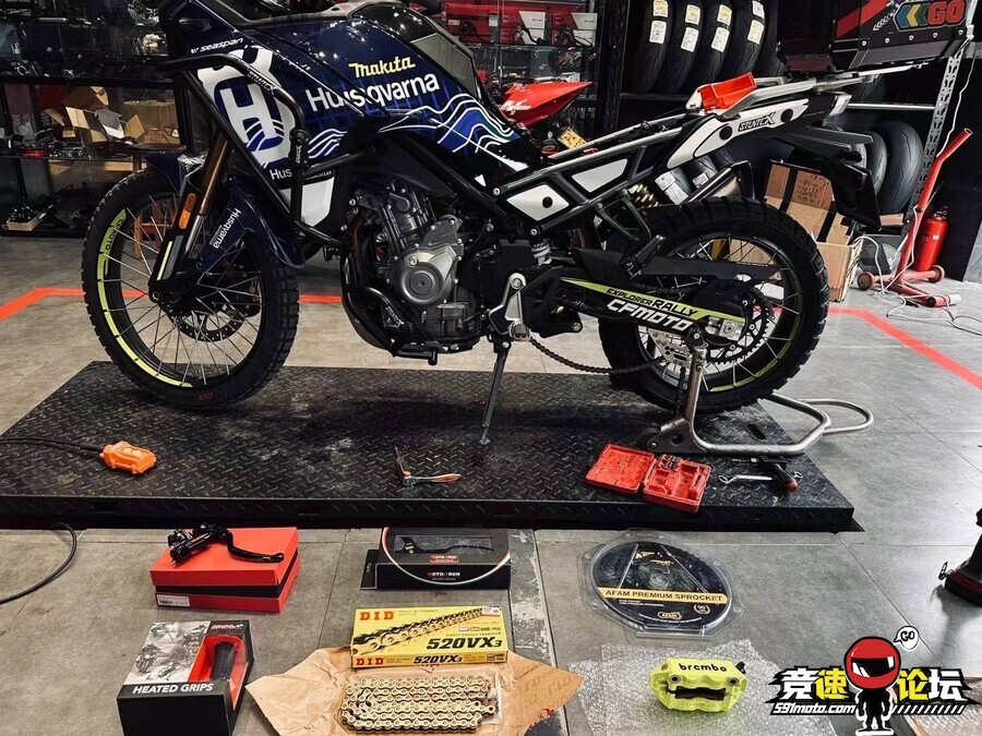 『OMC摩托车改装俱乐部』春风450MT升级完工-竞速车友会 - 591moto