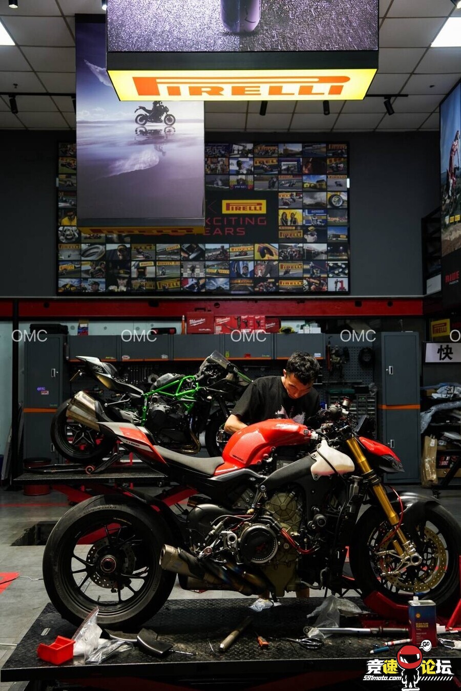 川崎H2C 杜卡迪街霸V4全车HEL钢喉 +刹车系统升级-竞速车友会 - 591moto