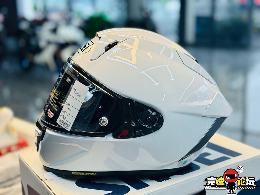 出个 全新SHOEI X15 素白-竞速车友会 - 591moto