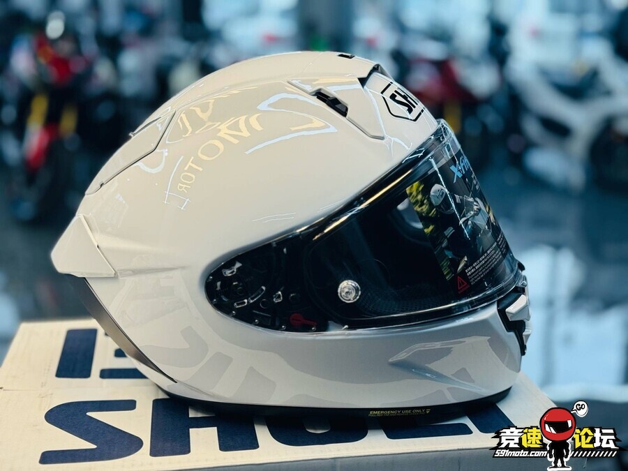 出个 全新SHOEI X15 素白-竞速车友会 - 591moto
