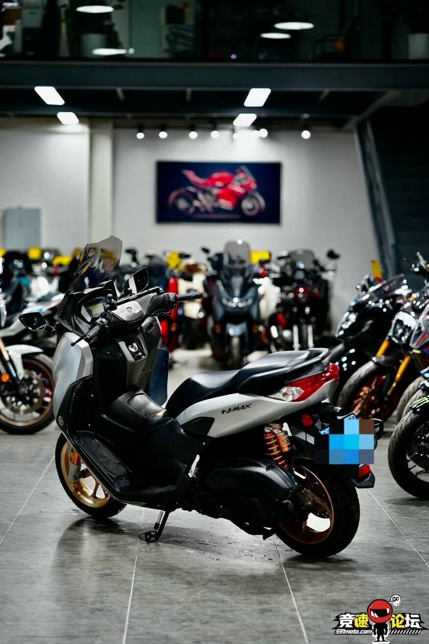 22年蓝A nmax tcs 升级恶魔蜥前减震 rpm后减震-竞速车友会 - 591moto